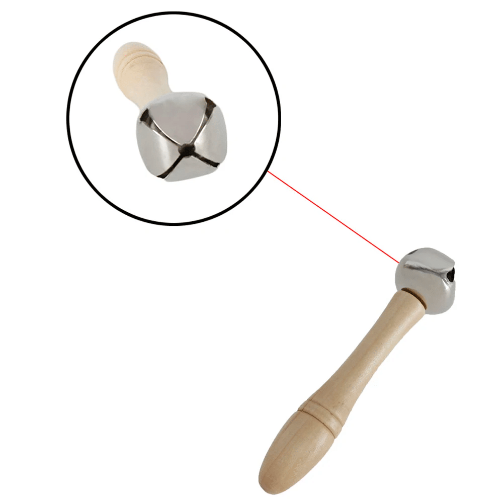Clochette Sur Manche – Instrument En Bois - Generation Montessori